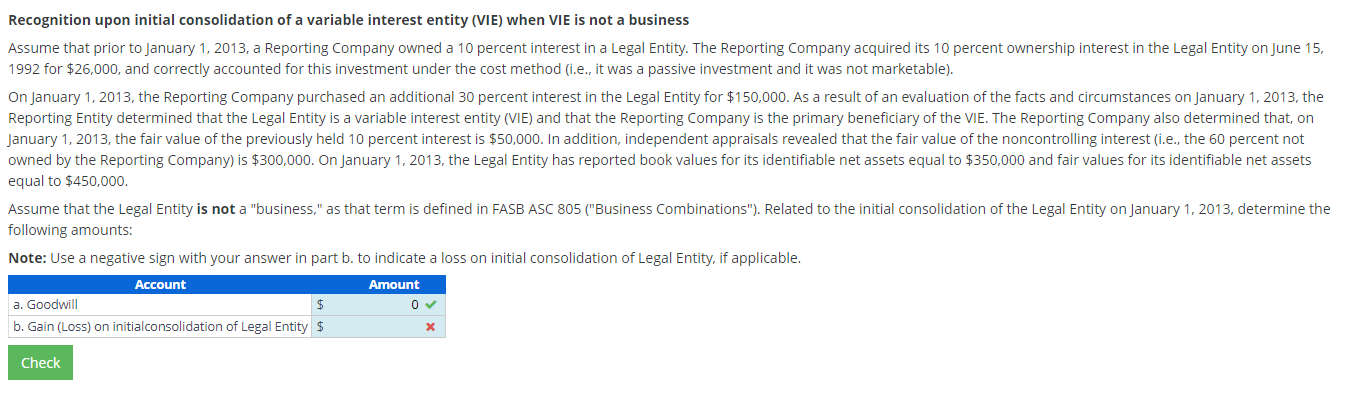 Solved Recognition upon initial consolidation of a variable | Chegg.com