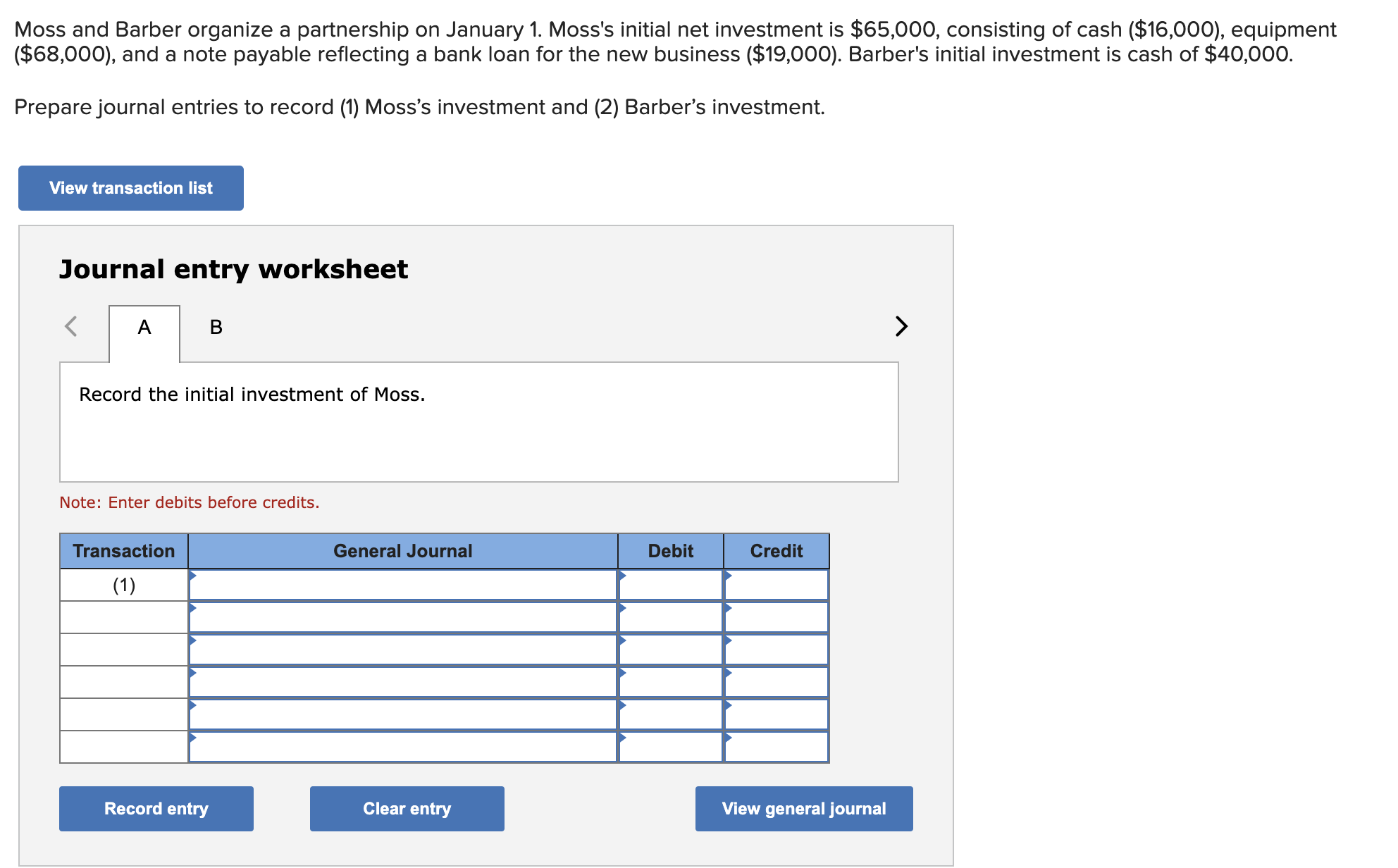 Solved Journal entry worksheet Note: Enter debits before | Chegg.com