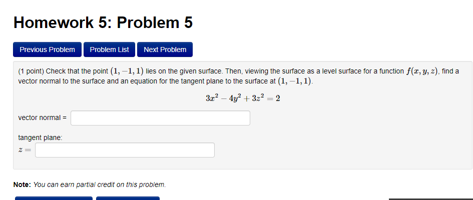 Solved Homework 5: Problem 5 Previous Problem Problem List | Chegg.com