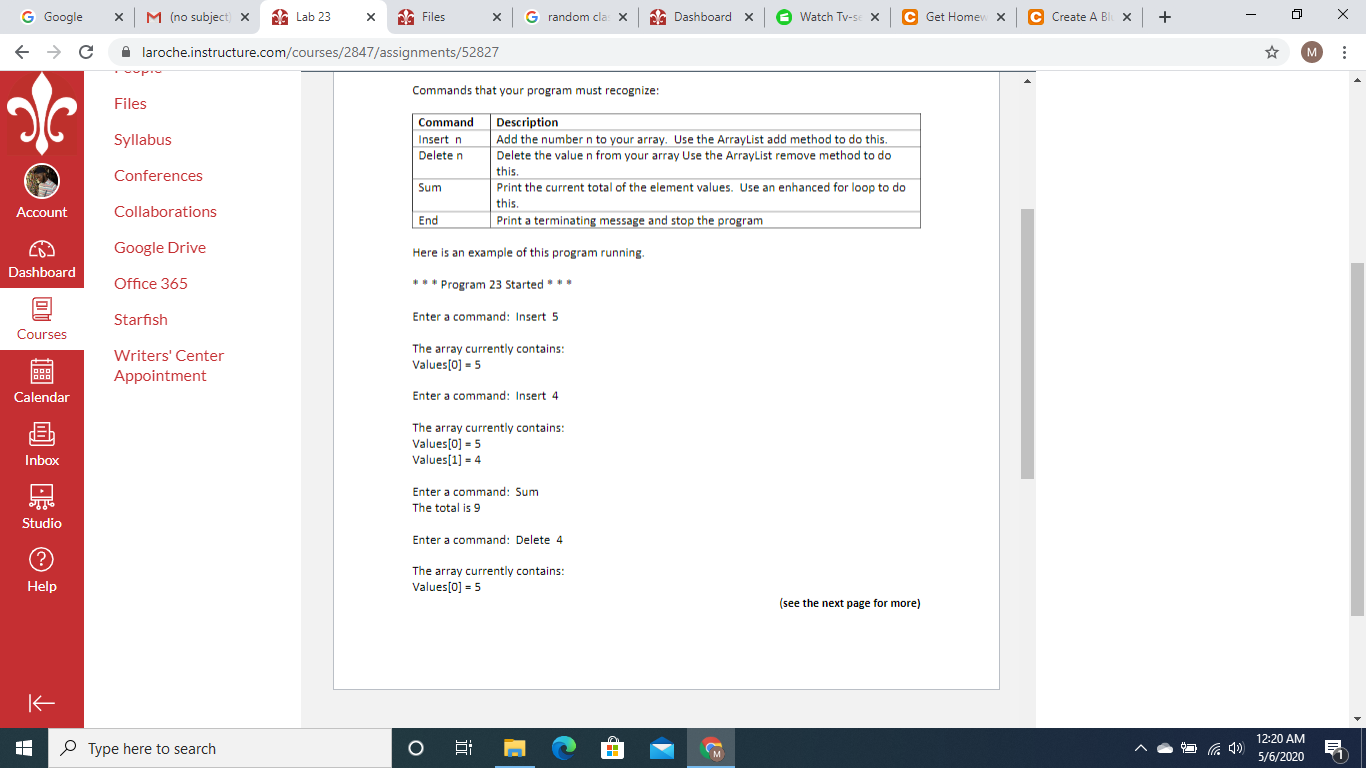 Solved Part 1: Create a new class with a main method. In | Chegg.com