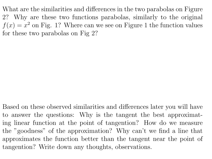 Solved Example 1. Define f: R + R : f(x) = x2. This is the | Chegg.com
