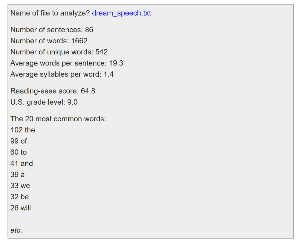 Python: Your program should conform to the prompts | Chegg.com