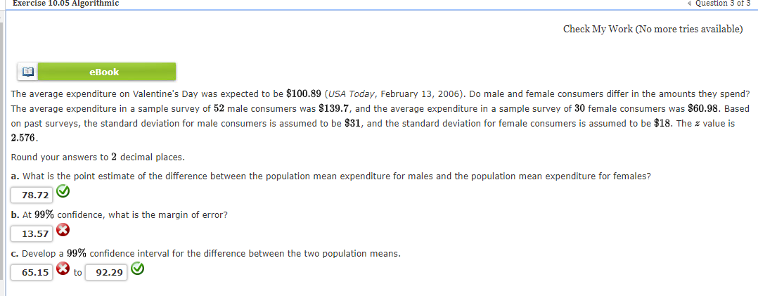 Solved Exercise 10.05 Algorithmic | Chegg.com