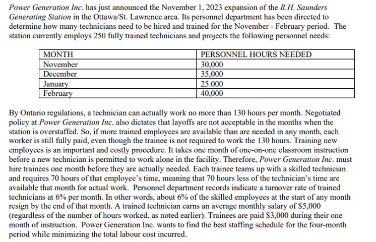 Solved Formulate this same linear programming problem on a | Chegg.com