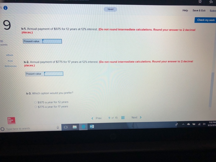 Solved Saved Help Save & Exit Subn Check my work 9 Problem | Chegg.com