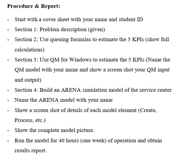 Solved Procedure & Report:Start with a cover sheet with your | Chegg.com