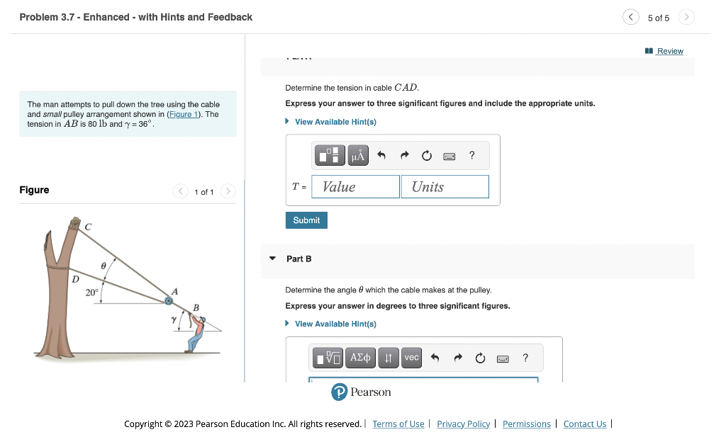 Solved Problem 3.7 - Enhanced - with Hints and Feedback | Chegg.com