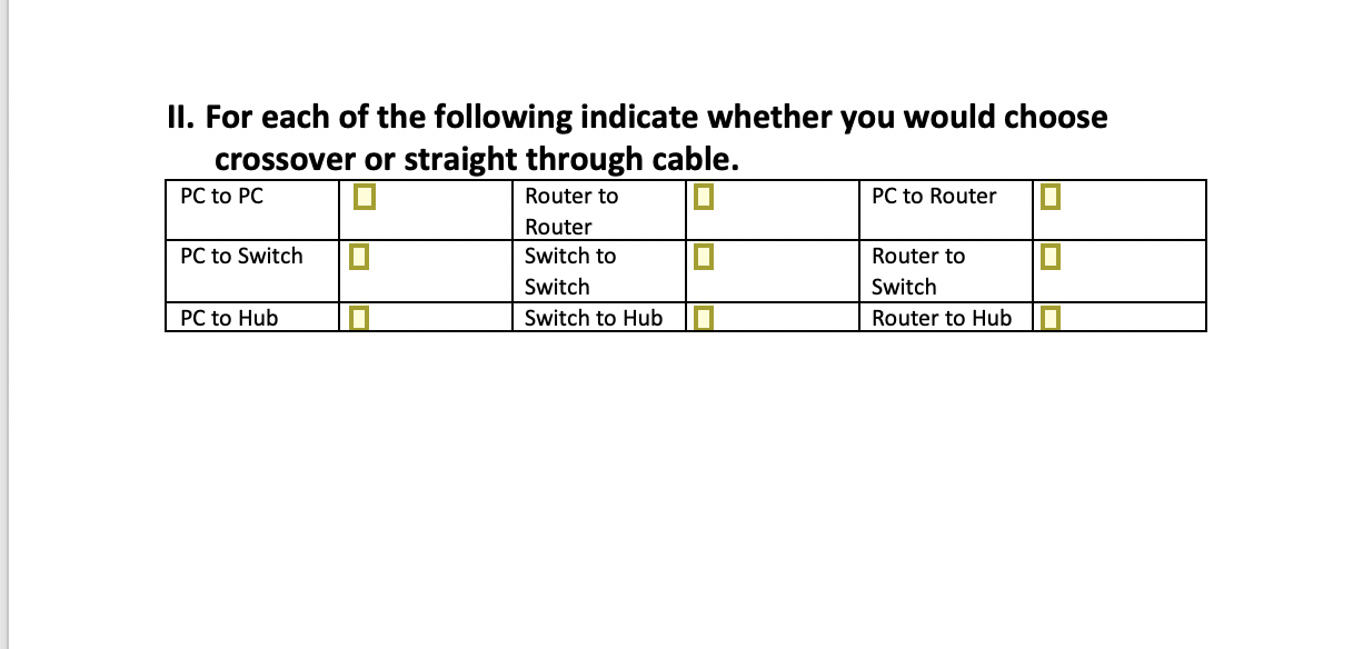 Worksheet 2 Cabling worksheet 1. Your client has | Chegg.com