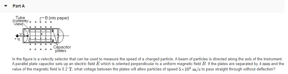 Solved Part A B (into paper) Tube (cutaway view) + a | Chegg.com