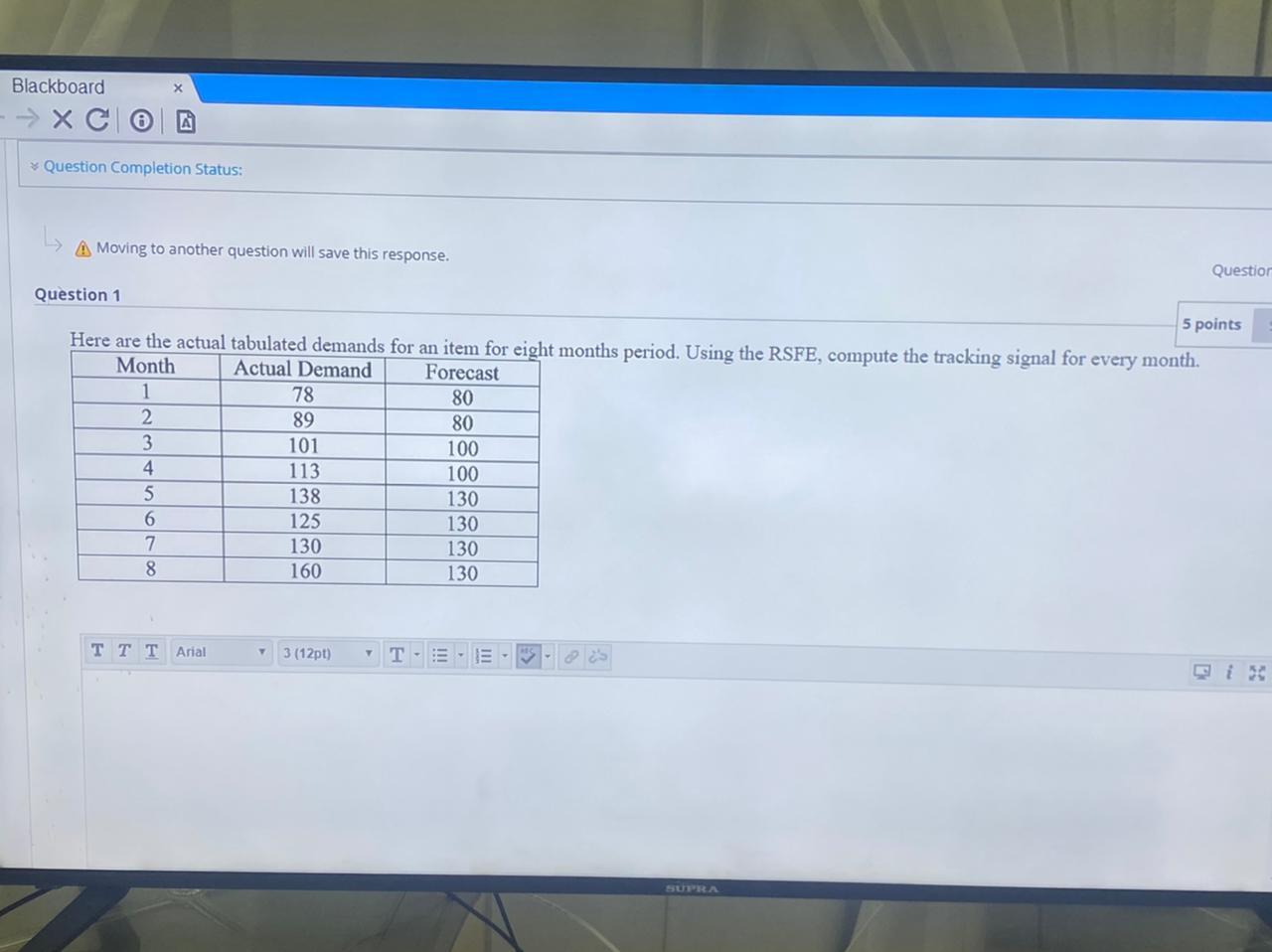 Solved Blackboard XC * Question Completion Status: A Moving | Chegg.com
