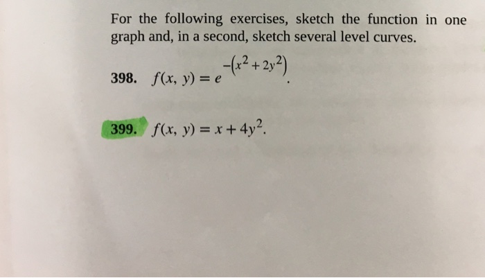 Solved For the following exercises, sketch the function in | Chegg.com