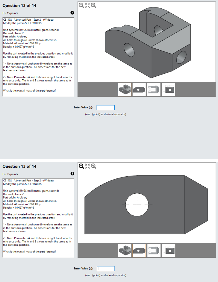 Solved C31801: Advanced Part - Step 1 - (Widget) Build this | Chegg.com