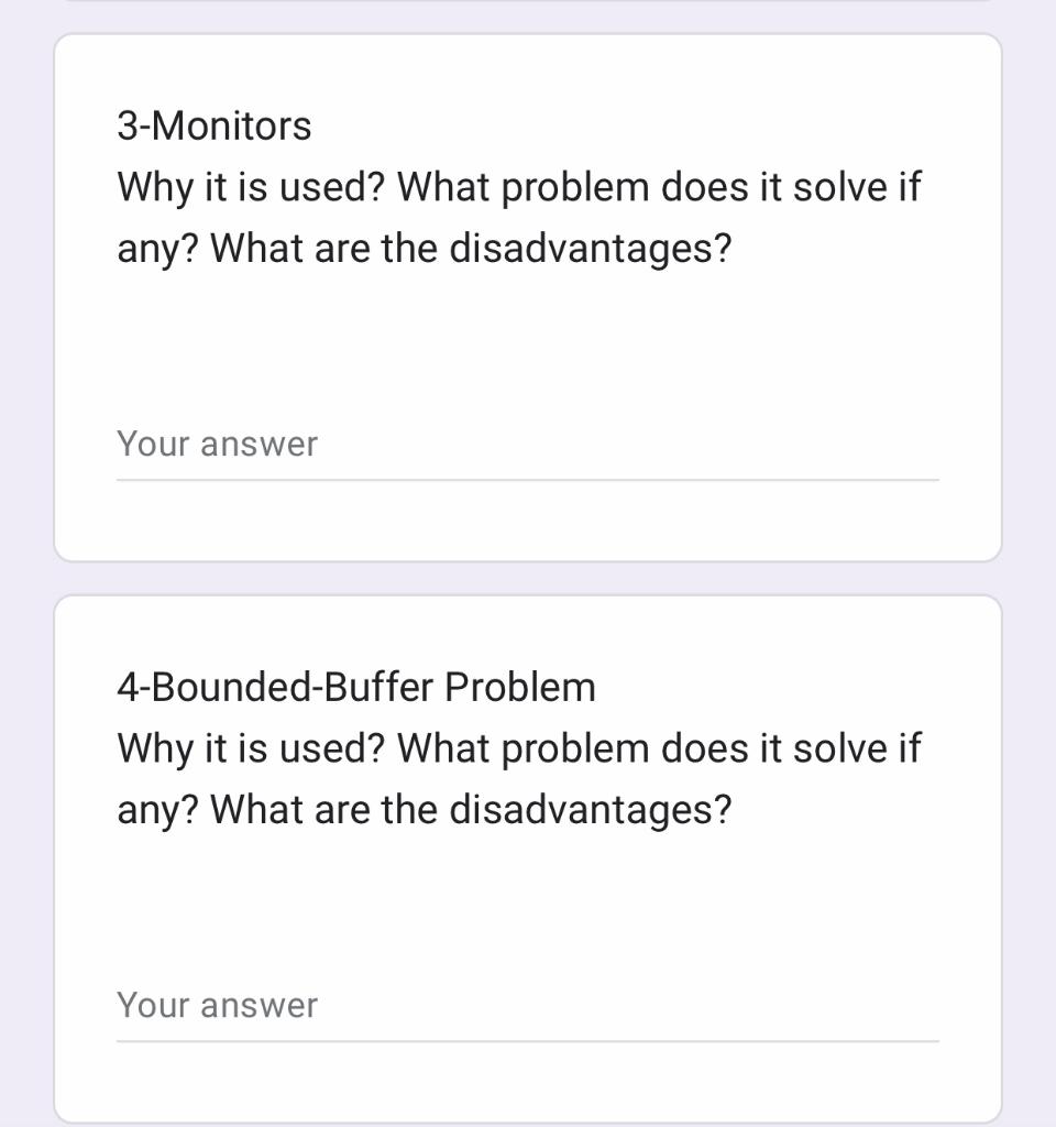 Solved 3-Monitors Why it is used? What problem does it solve | Chegg.com