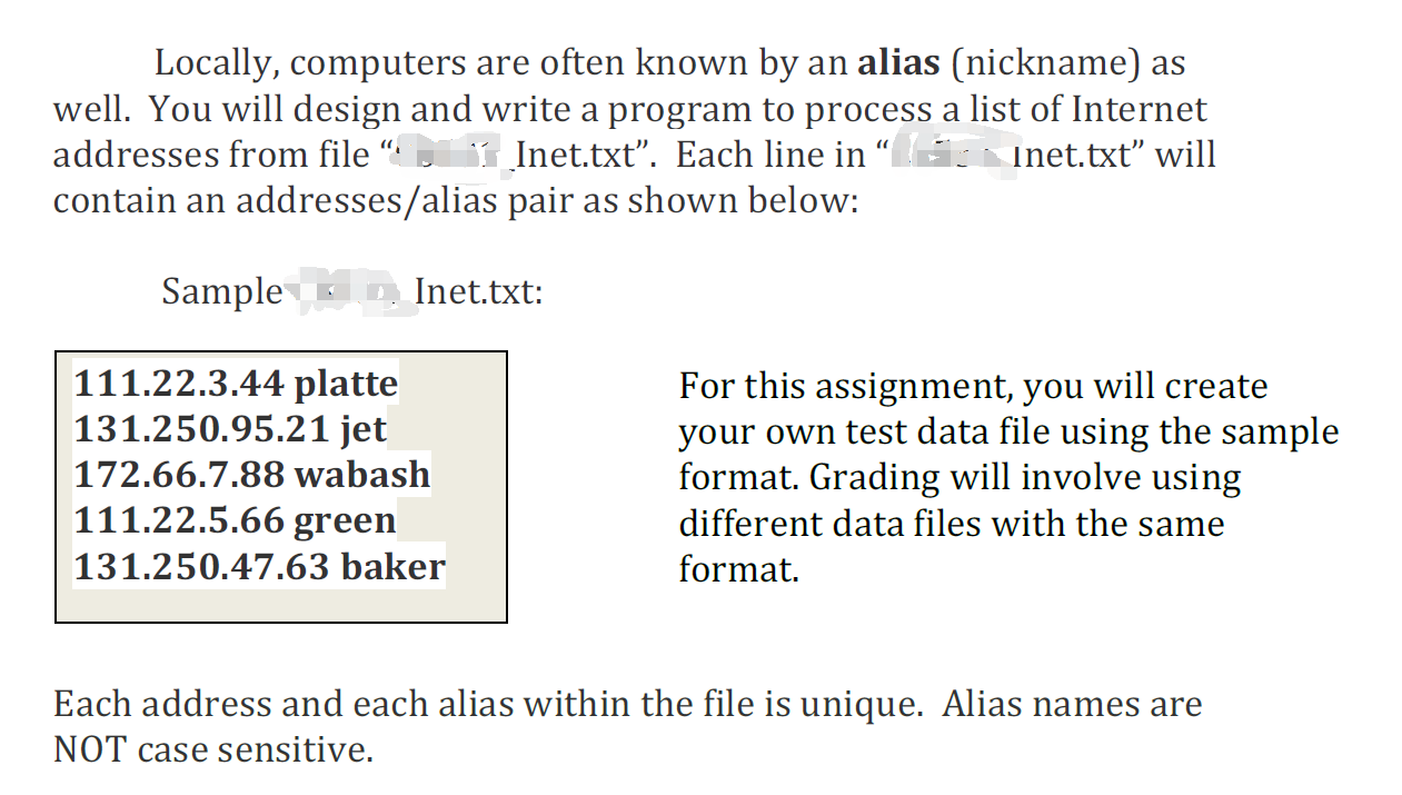 Solved Locally, computers are often known by an alias | Chegg.com