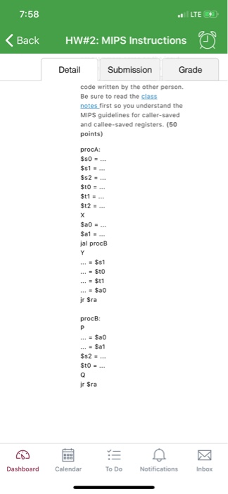 Solved 9. For the (pseudo) assembly code below, replace X, | Chegg.com