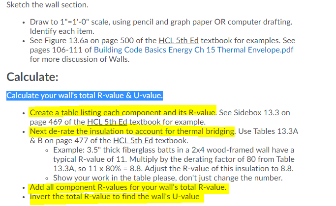 Observe a wall construction; Identify the interior | Chegg.com