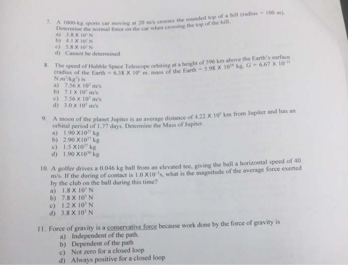 Solved A 1000-kg sports car moving at 20 m/s crosses the | Chegg.com