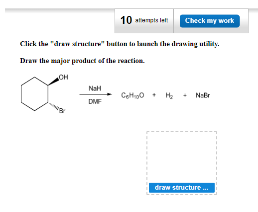 Solved 10 attempts left Check my work Click the "draw | Chegg.com
