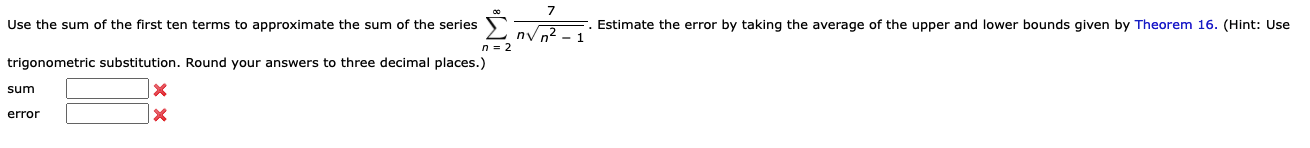 Solved Estimate the error by taking the average of the upper | Chegg.com