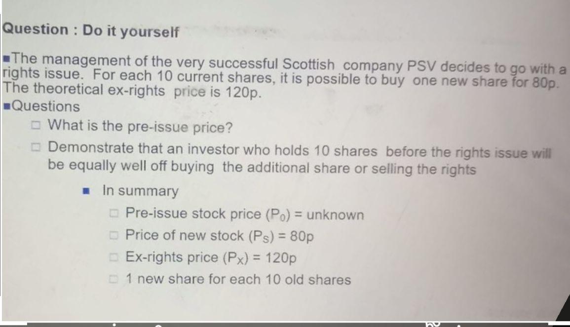 Solved he management of the very successful Scottish company | Chegg.com