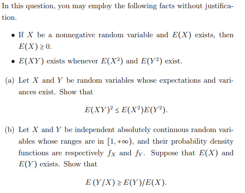- If X be a nonnegative random variable and E(X) | Chegg.com