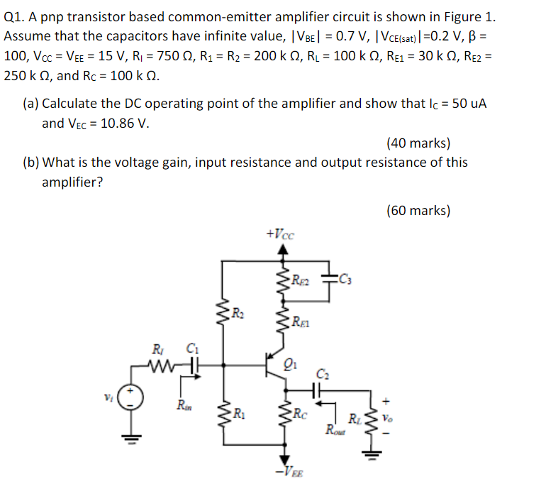 Pnp Transistor Amplifier Circuit