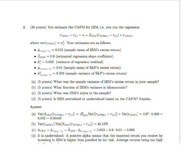 Solved All I need is the steps on how to get the Answer for | Chegg.com