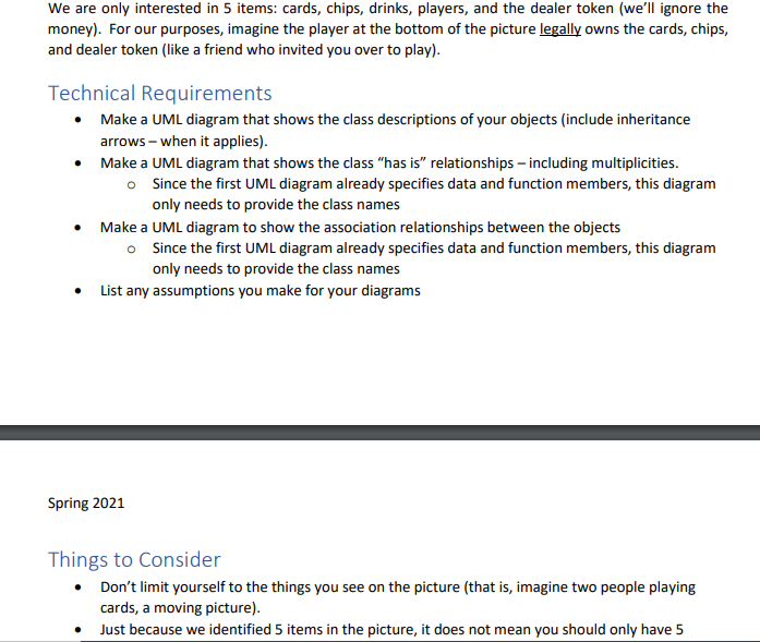 Solved Please help, and follow the technical requirements. I | Chegg.com