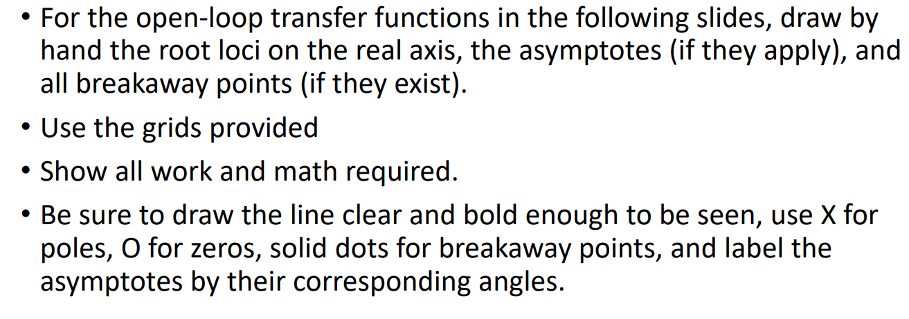 Solved - For the open-loop transfer functions in the | Chegg.com