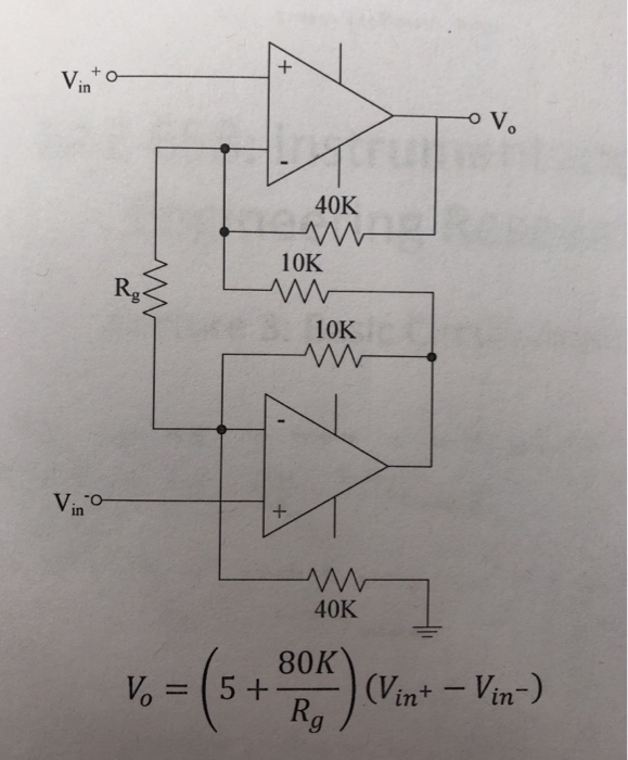 Solved Derive the equation relating the output voltage, Vo, | Chegg.com
