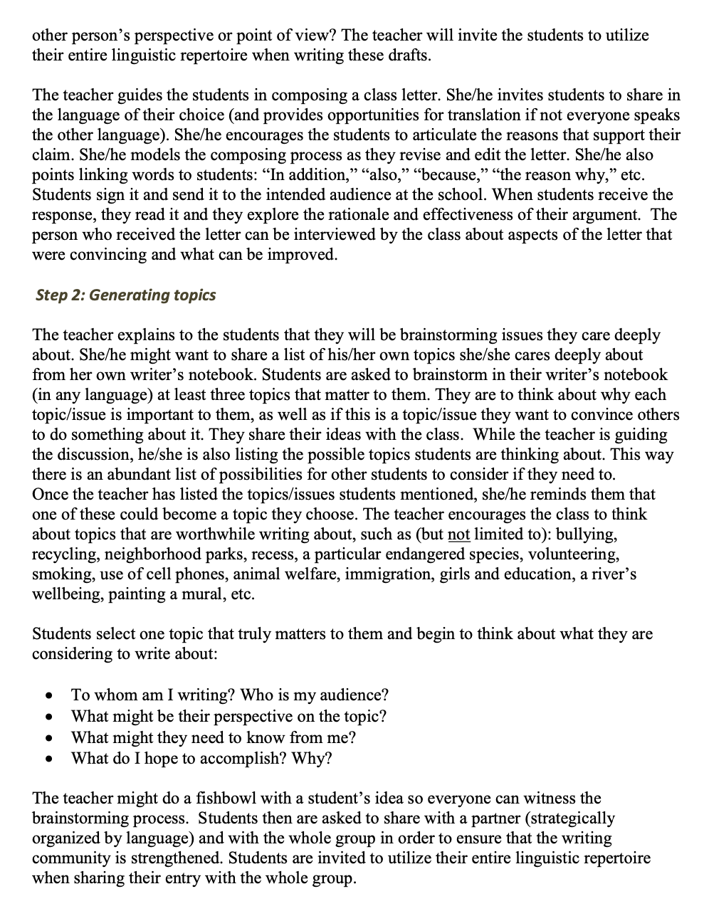 Solved Question: How does the unit demonstrate/guide ways in | Chegg.com