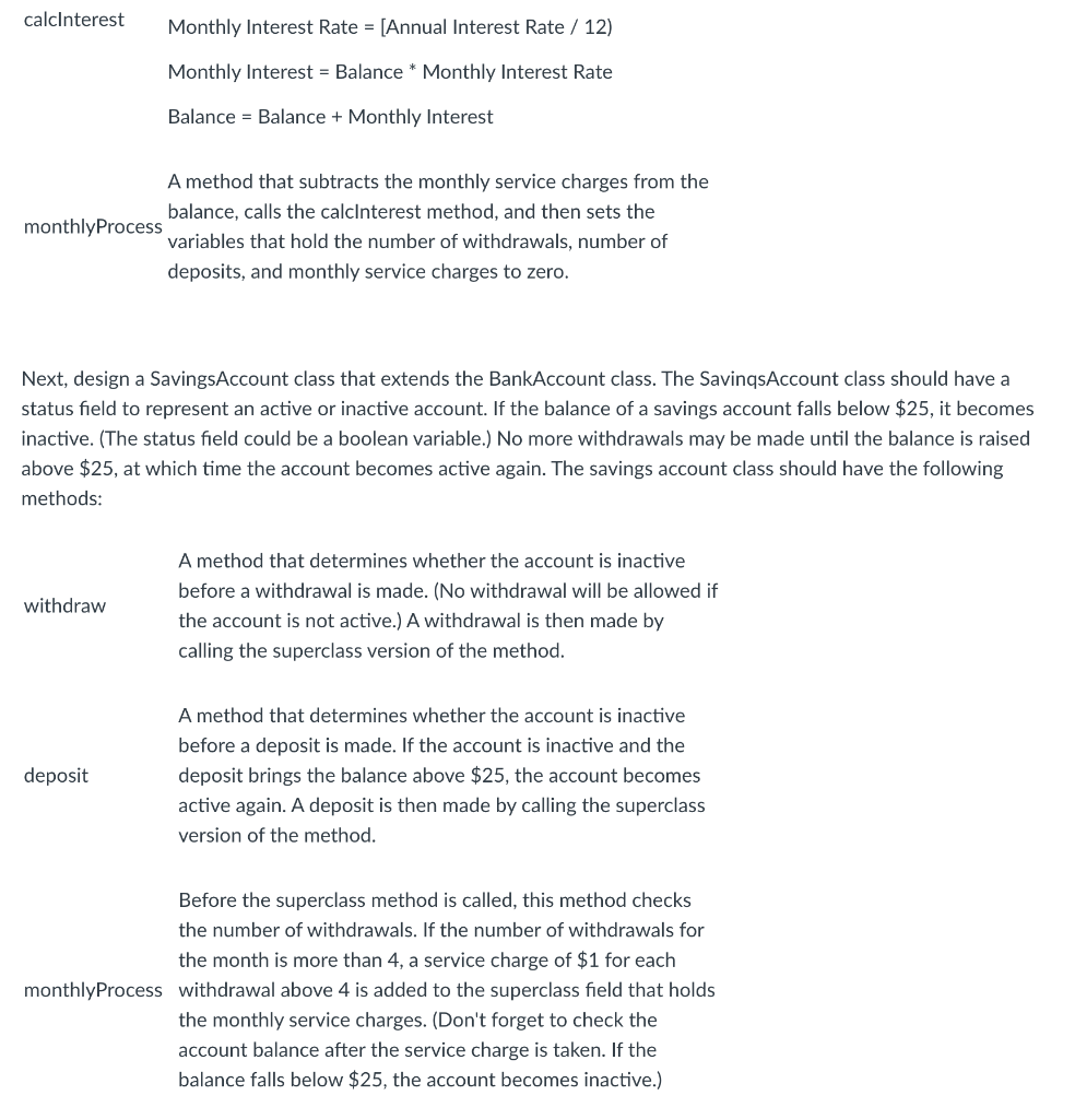 Solved ly contains savings accounts but has plans to add | Chegg.com