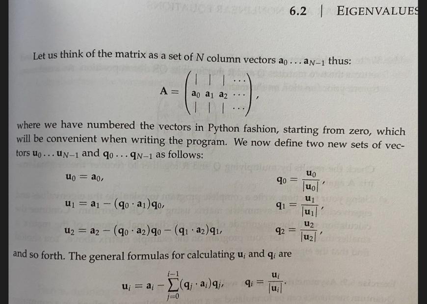Solved Exercise 68 The Qr Algorithm In This Exercise 1485