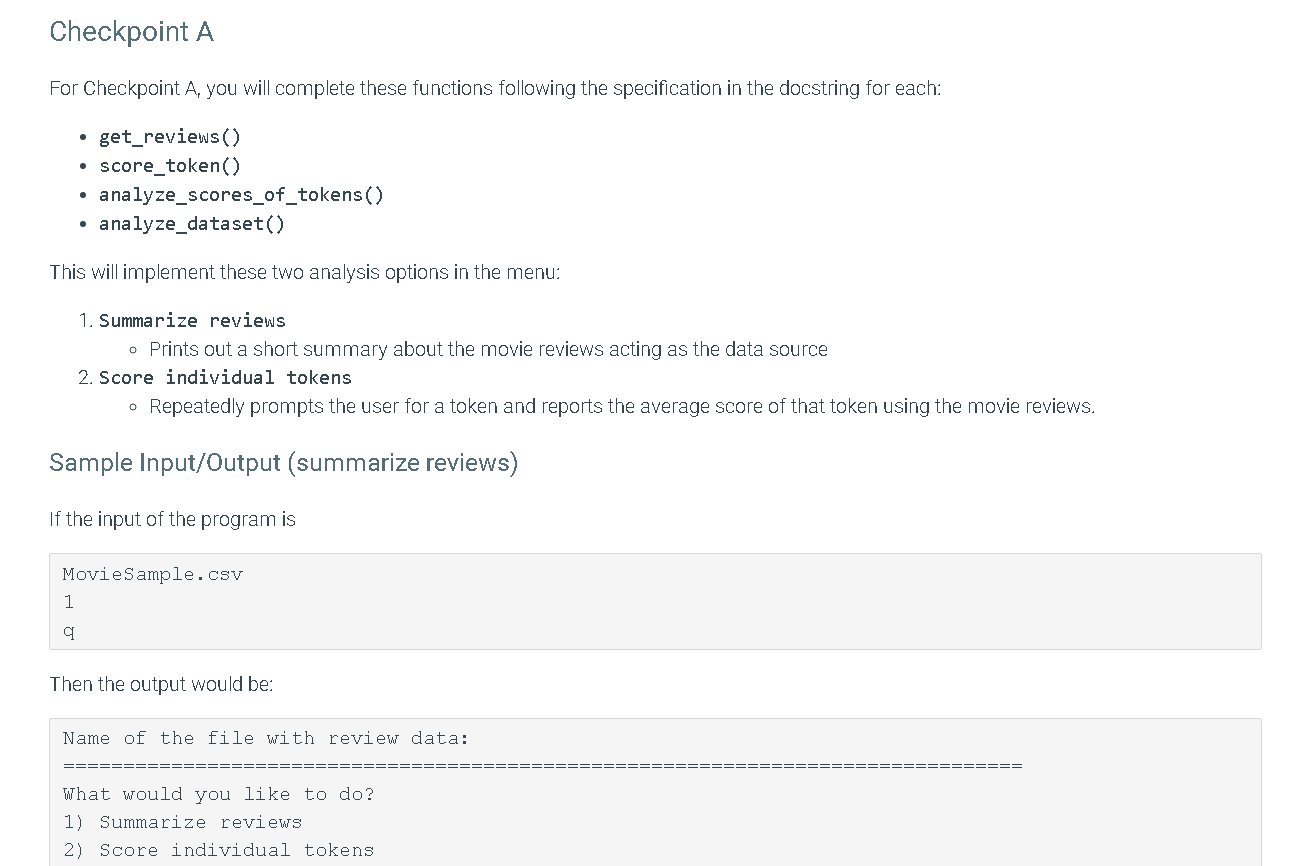 Solved Sentiment Analysis is a Big Data problem which seeks | Chegg.com