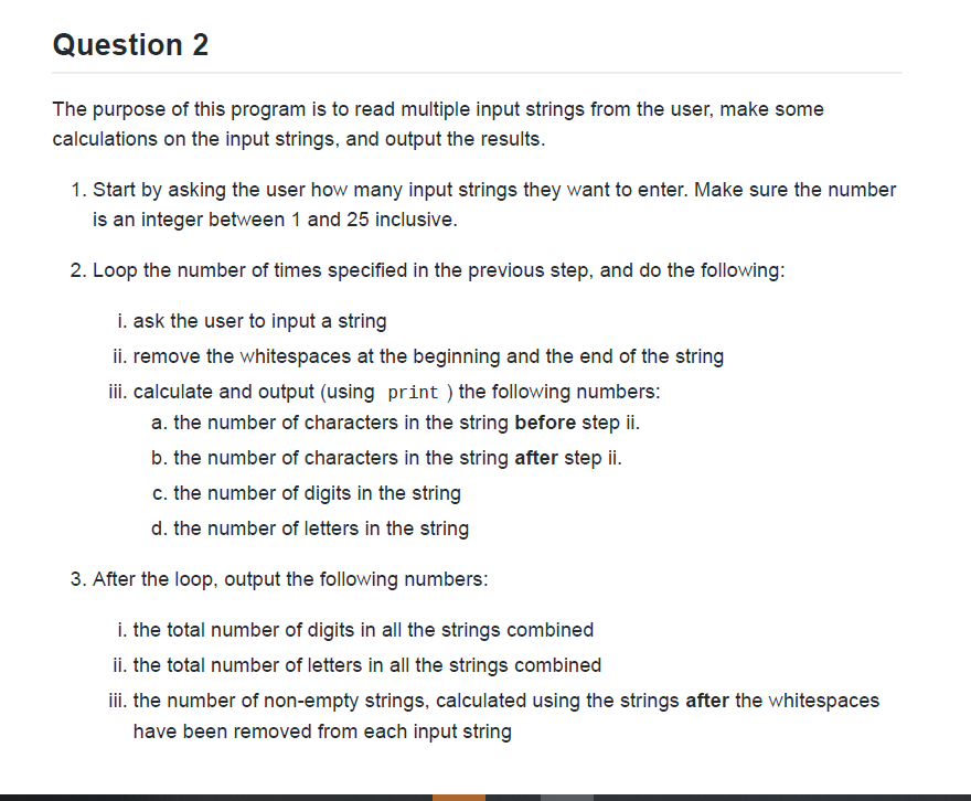 Solved Question 2 The purpose of this program is to read | Chegg.com