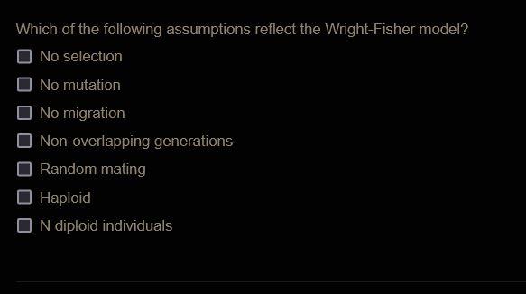 Solved Which of the following assumptions reflect the | Chegg.com