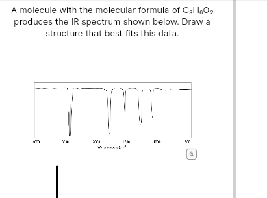Solved A molecule with the molecular formula of C3H2O2 | Chegg.com