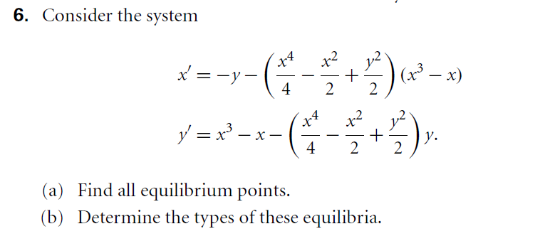 6. Consider the system | Chegg.com