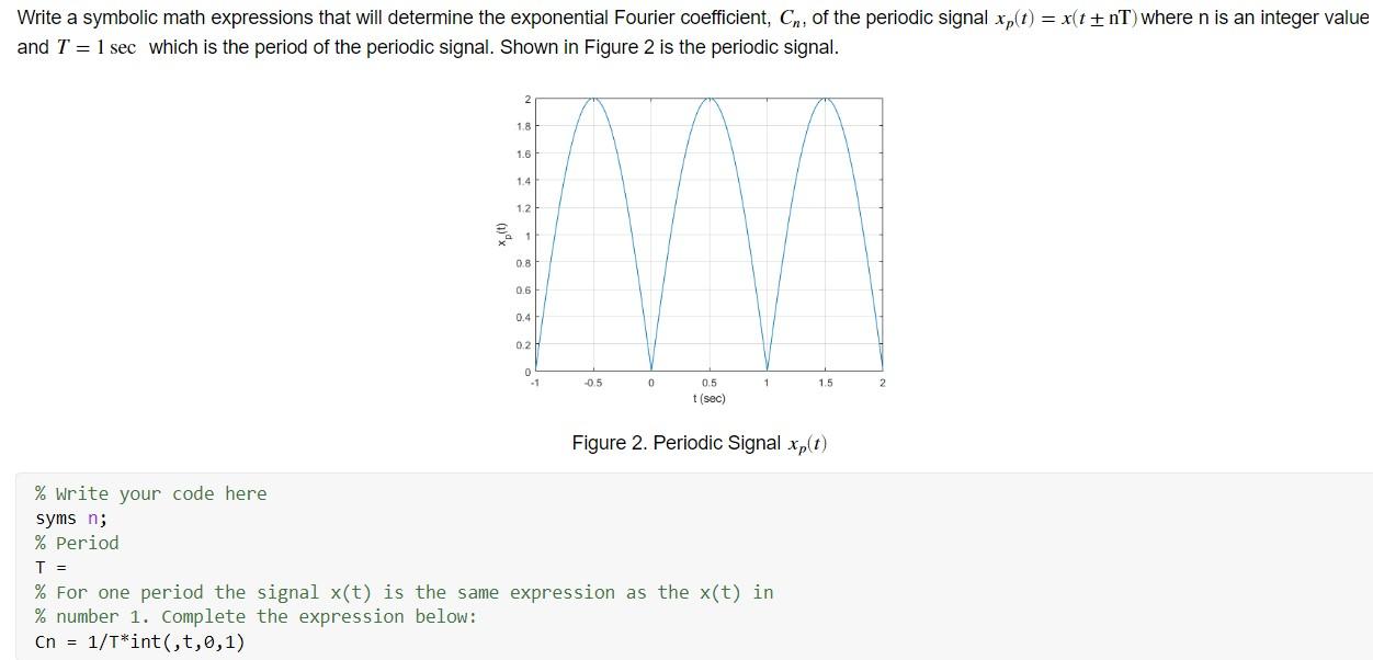Solved Write a symbolic math expressions that will determine | Chegg.com