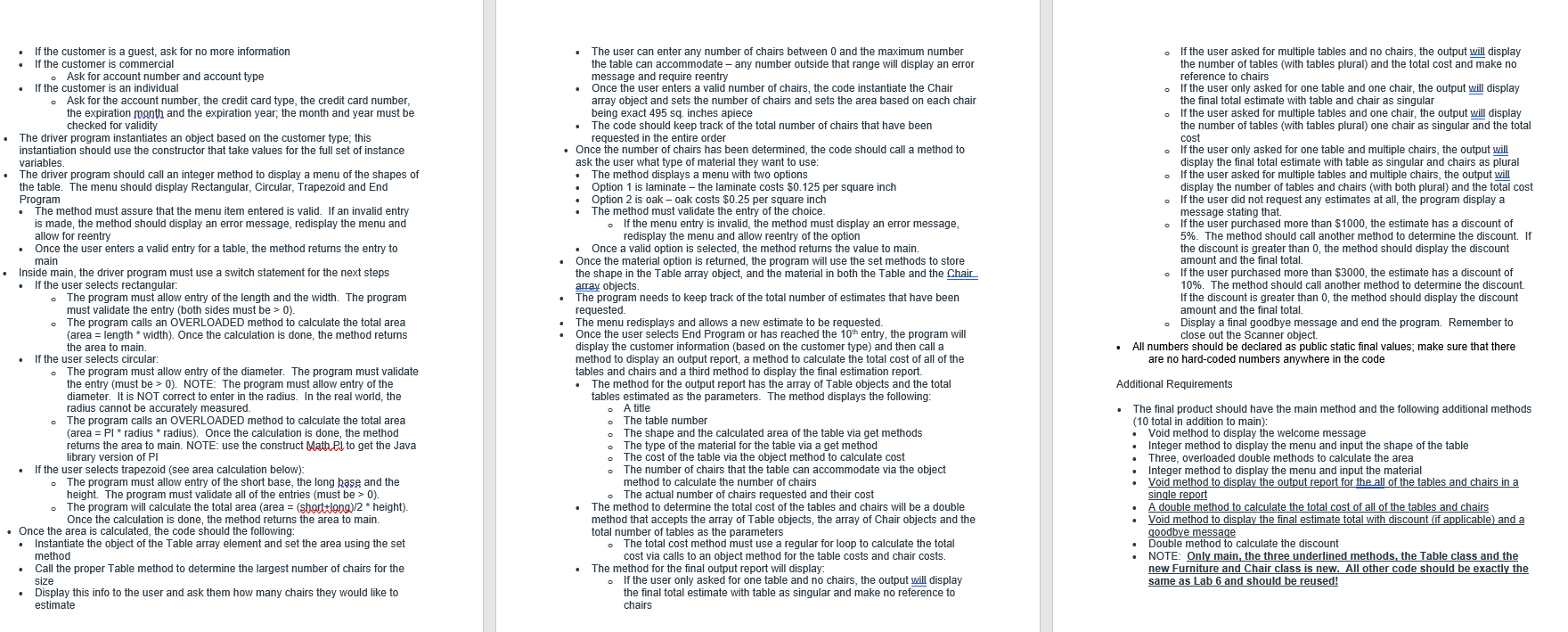 Solved The program needs to create a new superclass called | Chegg.com