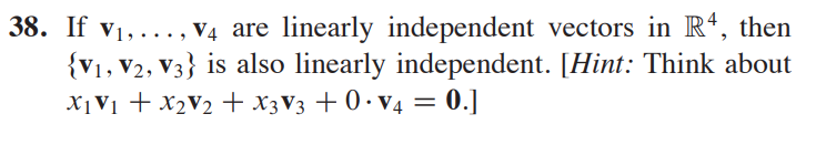 Solved Each statement in Exercises 34 and 38 is either true | Chegg.com