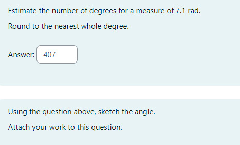 Solved Estimate the number of degrees for a measure of | Chegg.com