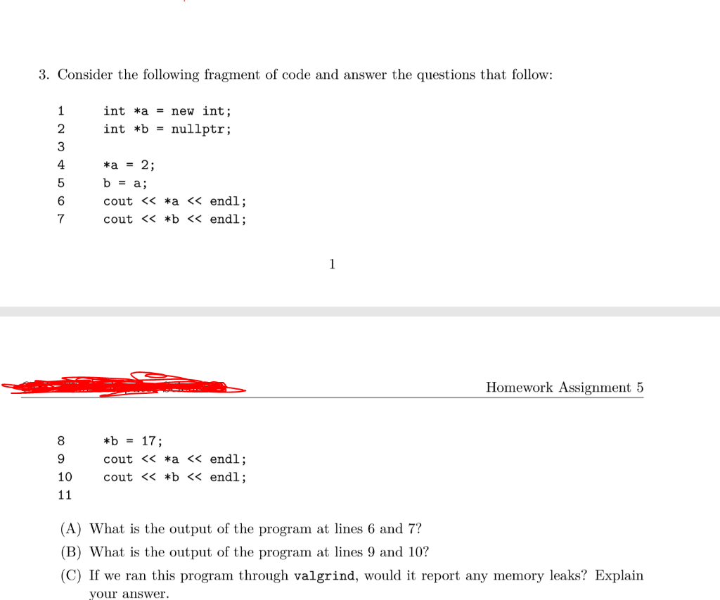 Solved Pointers and Dynamic Variables 1. Consider the | Chegg.com