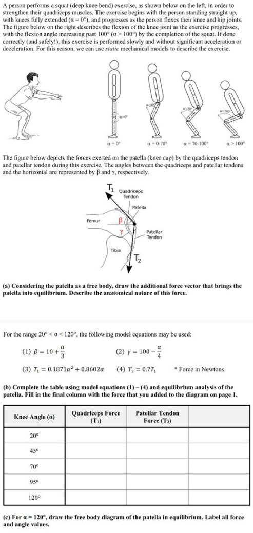 Solved (b) ﻿Complete the table using model equations | Chegg.com