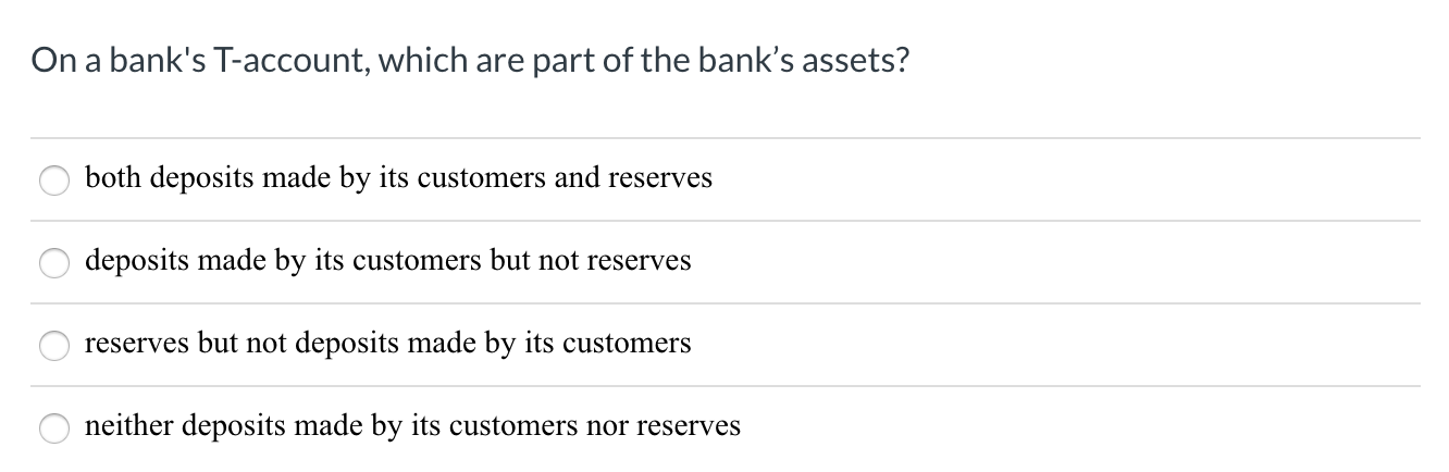 Solved A decrease in the discount rate bank reserves and the | Chegg.com
