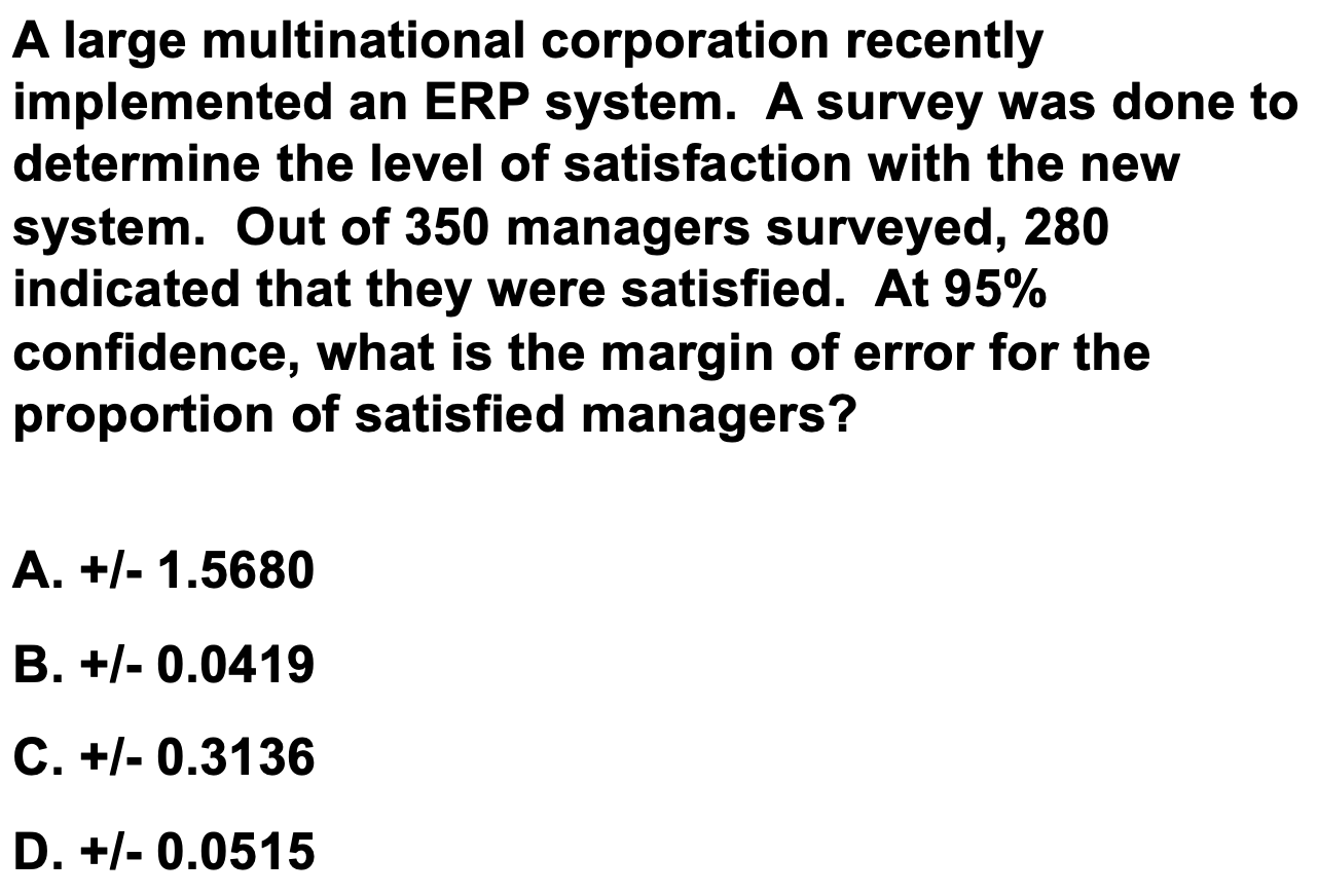 Solved A large multinational corporation recently | Chegg.com