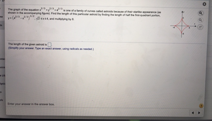 Solved 2/3 2/3 2/3 The graph of the equation x shown in the | Chegg.com