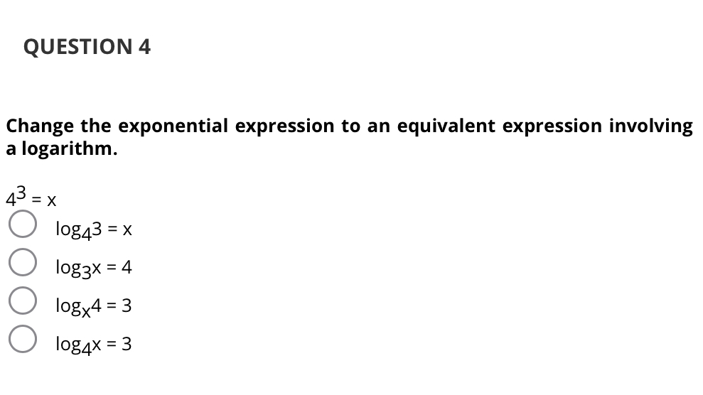 Solved Change the exponential expression to an equivalent | Chegg.com