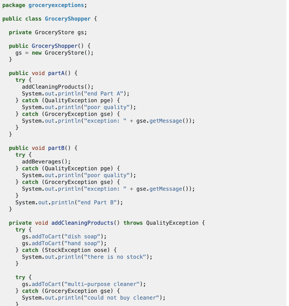 Solved Consider the following exception type hierarchy: | Chegg.com