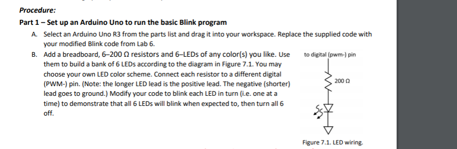 Solved In Tinkercad and the code is: /* Blink The basic | Chegg.com